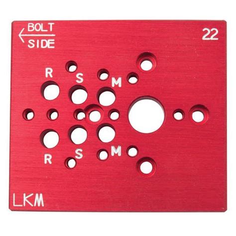 Lockmasters Lagard Swingbolt Aluminum Drill Template Mag557322