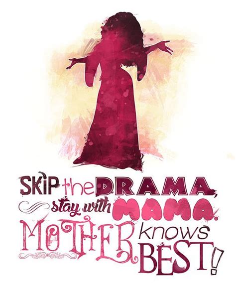 Mother Knows Best 8x10 Poster Digital Download Instant Download Printable Tangled