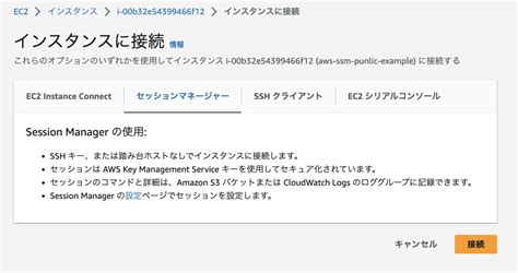 Publicサブネットに配置したaws Ec2インスタンスにssmでログインする Blogtakenokodev