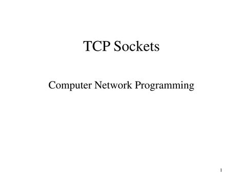 Ppt Tcp Sockets Powerpoint Presentation Free Download Id4479683