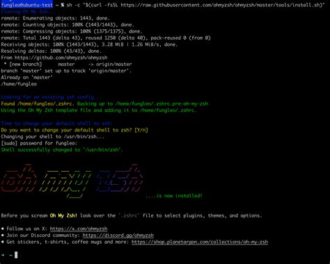 配置服务器终端环境 Zsh Oh My Zsh Vim —— 一步一步配置 Ubuntu Server 的 Nodejs 服务器详细实录 4 Zsh 终端和node 终端 Csdn博客