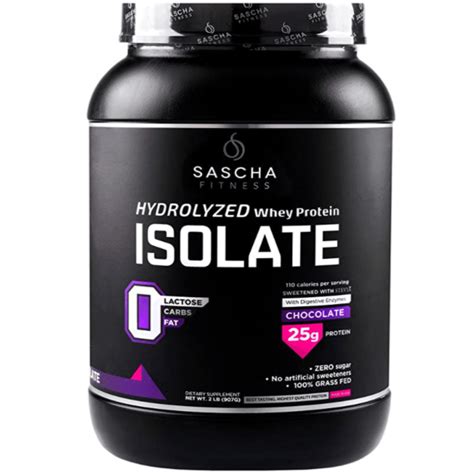 Hydrolyzed Whey Proteina Isolate Sascha Fitness 100 Chocolate