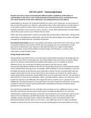 CISC Lab Docx CISC Lab Tanmaysingh Rajput Research And Write A Report