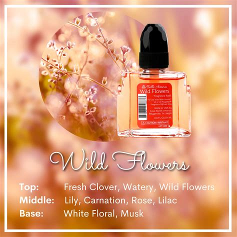 Home Fragrance Plugin Diffuser Oil Refill Bulb Bundle Wild Flowers 3