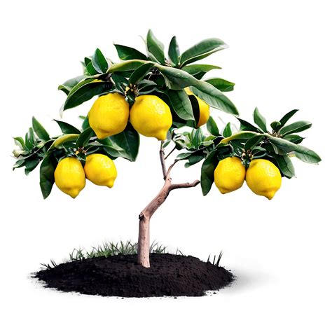 Lemon Tree In Landscape Png 06212024 Png Image