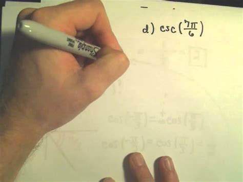 Evaluating Trigonometric Functions Using The Reference Angle Example 2