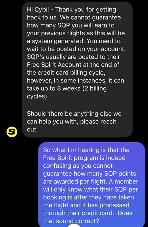 Trying To Understand Sqp Vs Free Spirit Points Rspiritair