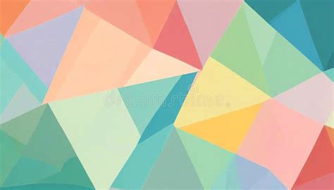 Vibrant Abstract Delaunay Voronoi Color Trianglify Background Stock Illustration Illustration