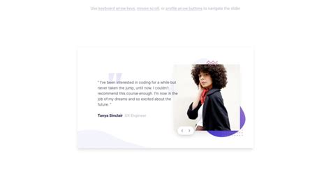 Frontend Mentor Infinite Testimonials Slider Using Svelte Ts And