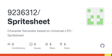 Github 9236312spritesheet Character Generator Based On Universal Lpc Spritesheet