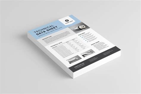 Technical Data Sheet Template MS Word Template Product Data Sheet Product Specification Sheet