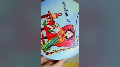 دیوارکوب سفالی دخترانه Youtube