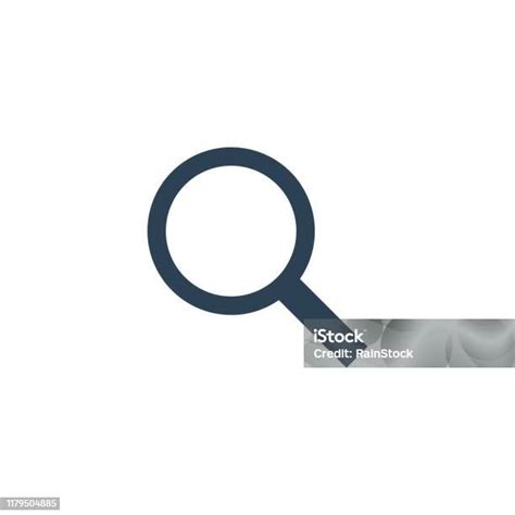 돋보기 아이콘 검색 아이콘입니다 흰색 배경에 스톡 벡터 일러스트레이션 과학에 대한 스톡 벡터 아트 및 기타 이미지 과학 돋보기 광학 기기 디자인 Istock