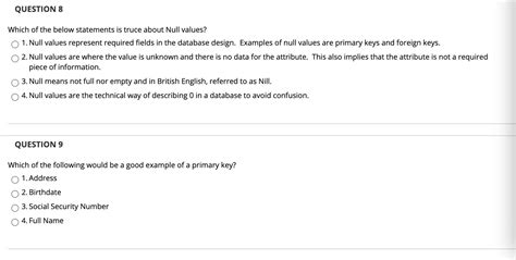 Solved Question 1 In A Table Containing Data About People