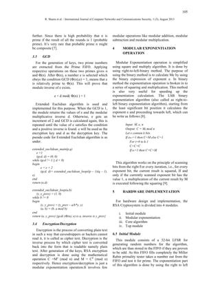 Cryptosystem An Implementation Of RSA Using Verilog PDF