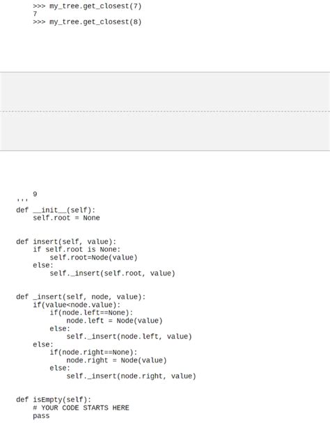 Solved Section 1 The Binarysearchtree Class We Discussed