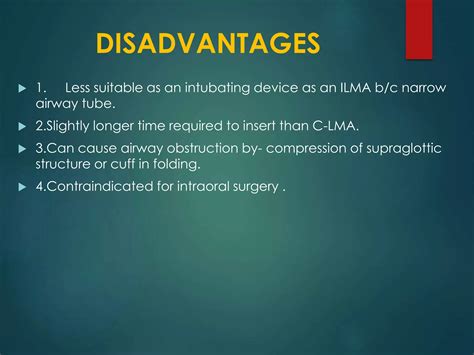 Supraglottic Airway Device Pptx