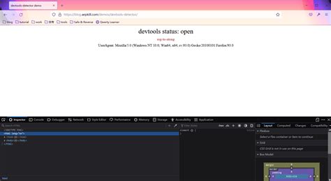 Not Working On Firefox Issue 31 AEPKILL Devtools Detector GitHub