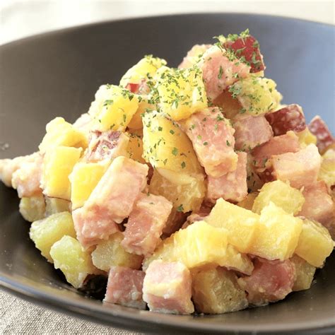 サツマイモのからしマヨサラダ 作り方・レシピ クラシル
