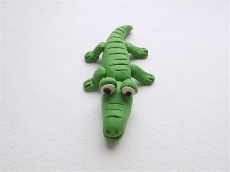 Крокодил из пластилина ОригамиСан