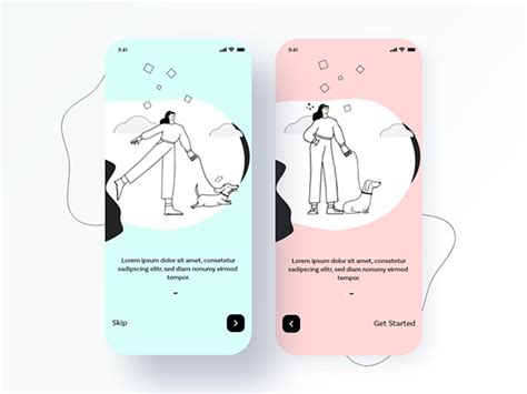 Onboarding Screens UI On Behance Onboarding Screens UI On Behance