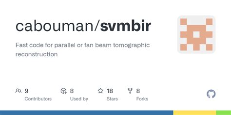 Github Caboumansvmbir Fast Code For Parallel Or Fan Beam Tomographic Reconstruction