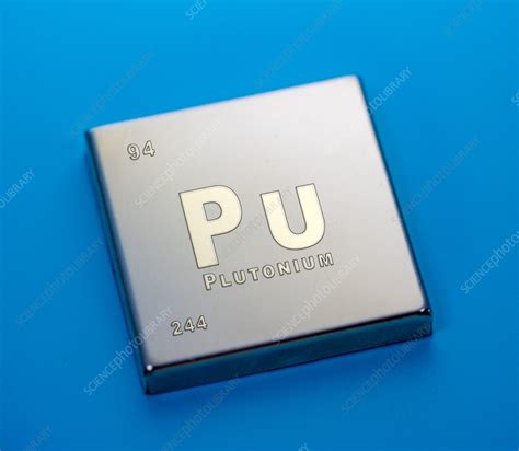 Plutonium Stock Image F044 9462 Science Photo Library