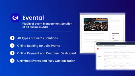 Evental Wordpress Event Management Booking Plugin