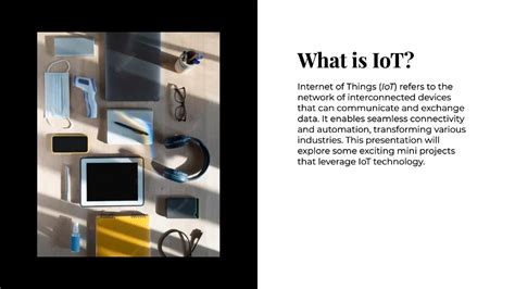 Ppt Revolutionizing Connectivity And Automation Exploring Iot Based Mini Projects Powerpoint