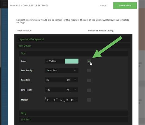 How To Make A Module Different Than The Rest The Override Style