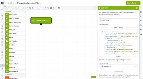 How To Manipulate And Convert Device Data Using A Workflow Losant Iot