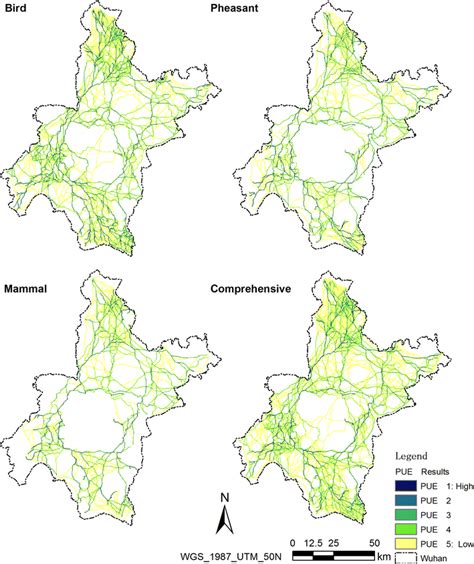 The Kernel Density Map Illustrating The Potential Utilization Download Scientific Diagram