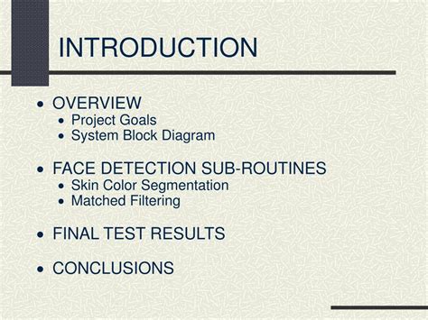Ppt Face Detection Using Hsv Color Segmentation And Matched Filtering