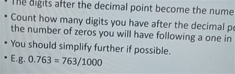 Solved The Digits After The Decimal Point Become The Nume Count How Many Digits You Have After