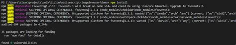 Can T Start Demo App Issue 63 Proyecto26 Nativescript Inappbrowser