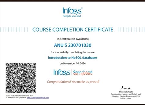 Nosql Continuouslearning Infosysspringboard Skilldevelopment Anu