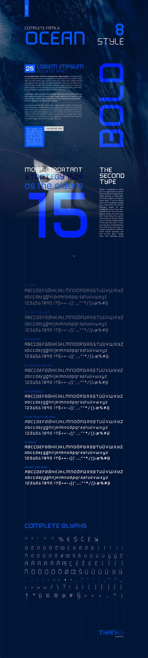 Ocean Typeface On Behance