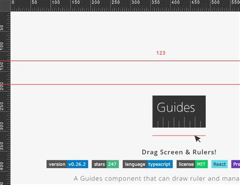 Draw Rulers And Mange Guidelines Guides Css Script