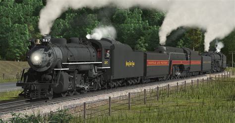 Trainz 22 Nkp 587 Nw 611 And 1218 7 16 1989 By