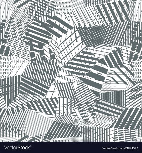 Concept Low Poly Seamless Pattern Royalty Free Vector Image