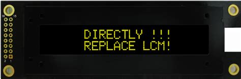 20x2 Cob Oled Character Display