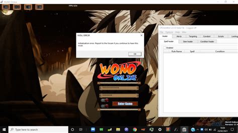 Fatal Error Initialization Error Bug Reports Otclientbot