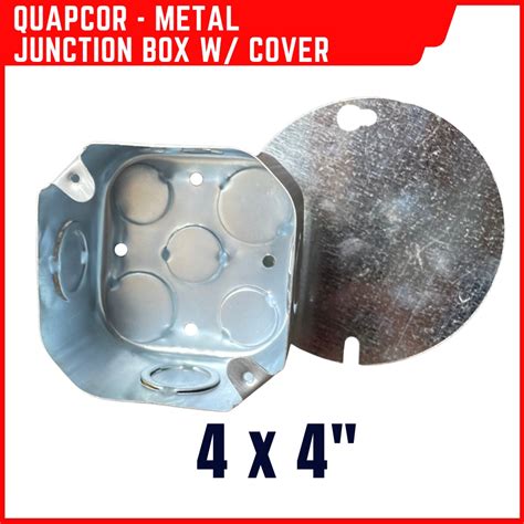 Junction Box Metal 4 X 4 Quapcor Sold With Cover Or No Cover