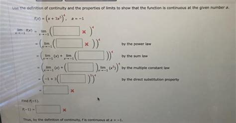 solved jse the definition of continuity and the properties