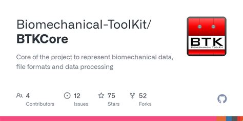 Github Biomechanical Toolkit Btkcore Core Of The Project To Represent Biomechanical Data
