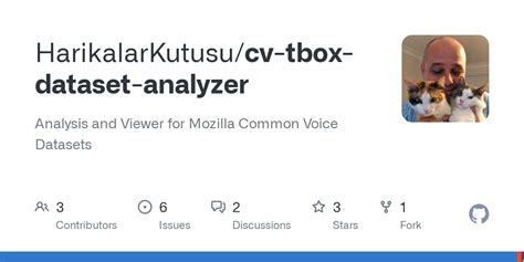 Github Harikalarkutusucv Tbox Dataset Analyzer Analysis And Viewer For Mozilla Common Voice
