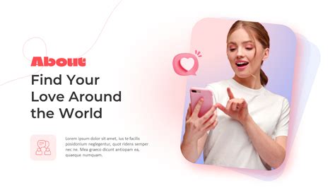 당신의 사랑을 찾아보세요 데이트 앱 애니메이션 프레젠테이션