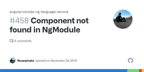 Component Not Found In Ngmodule · Issue 458 · Angularvscode Ng Language Service · Github