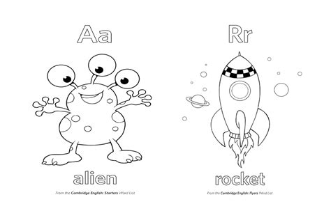 کتاب رنگ‌آمیزی الفبای انگلیسی برای کودکان همکد