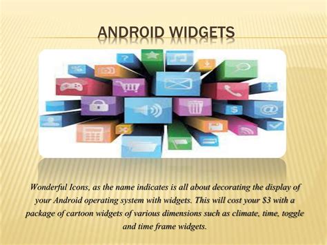 Ppt Android Widgets Powerpoint Presentation Free Download Id7152033